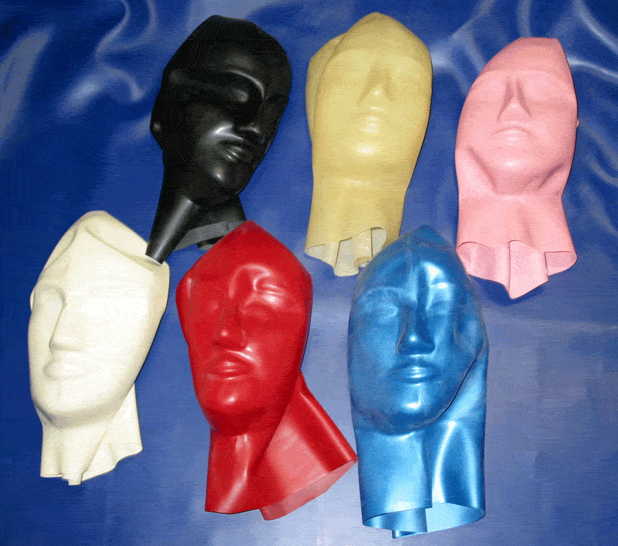 Hangman`s mask - Latex-Maske